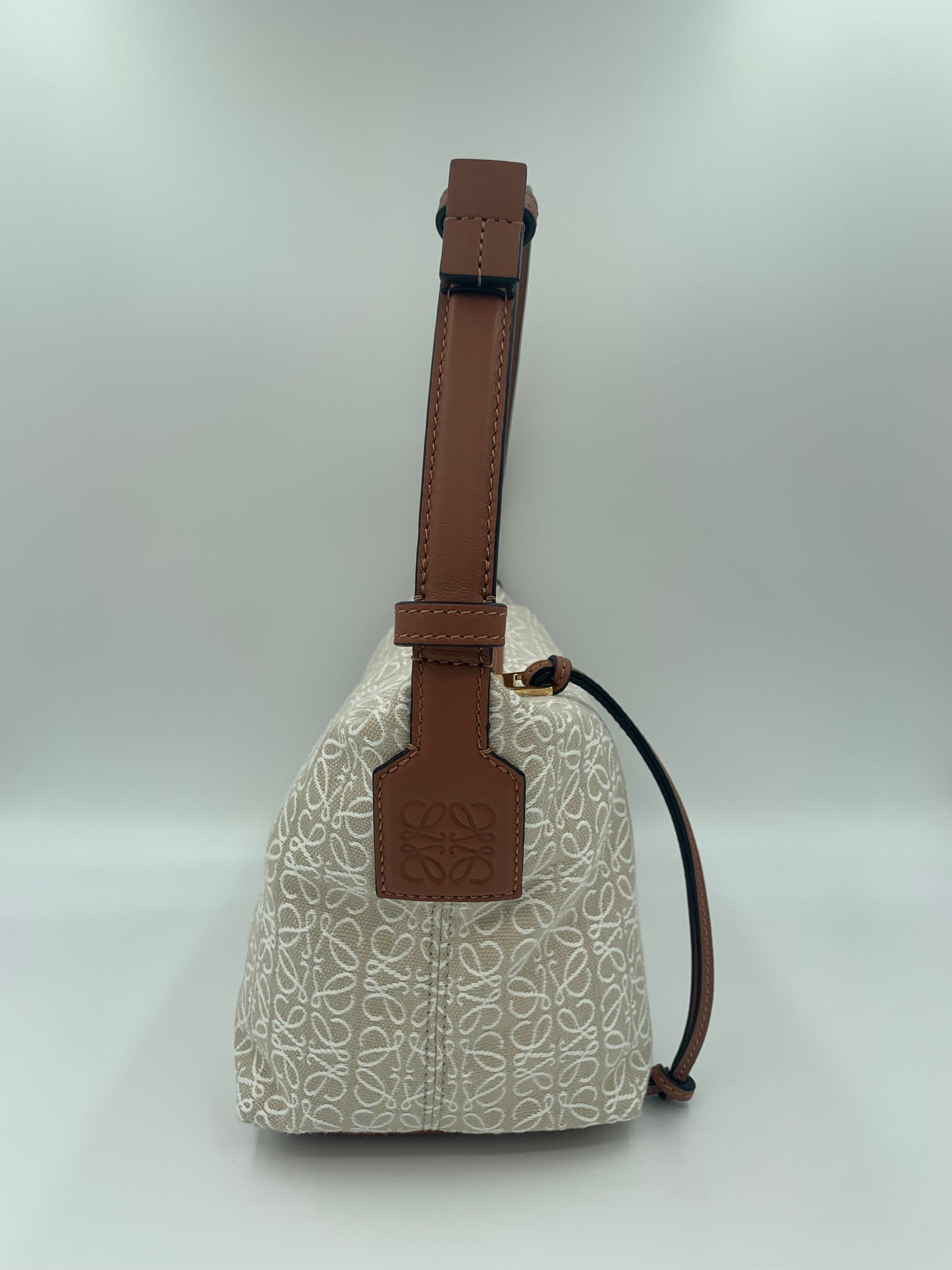 Loewe Small Cubi bag in Anagram jacquard and calfskin – FancyFairy ...