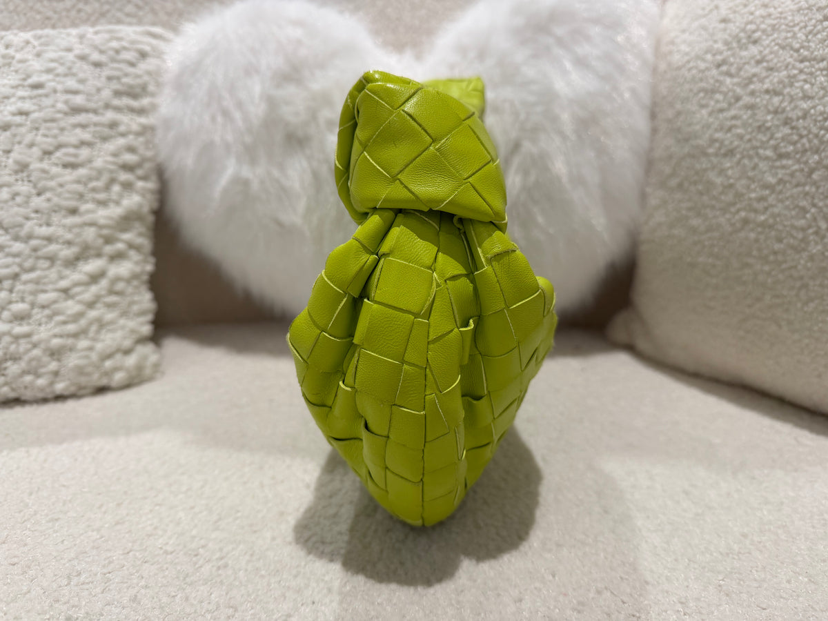 Bottega Veneta Mini Jodie Lambskin Lemon Yellow
